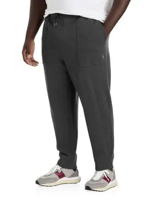 Polo Ralph Lauren Big & Tall Double-knit Tech Joggers - Windsor Heather