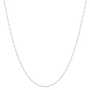 DONTELLO GIAN Sterling Figaro Chain Necklace - Silver