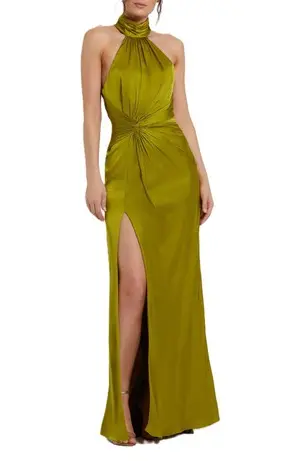 High Neck Open Back Dresses