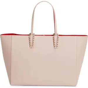 CHRISTIAN LOUBOUTIN Large Cabata Tote - Vintage Rose/ Gold