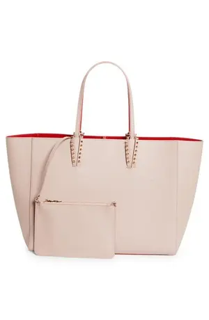 CHRISTIAN LOUBOUTIN Large Cabata Tote - Vintage Rose/ Gold