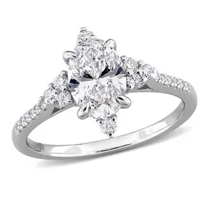 JULIANNA B. 14k Lab-grown Diamond Engagement Ring - White Gold