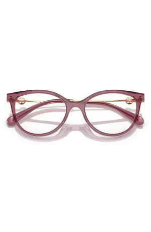 Tory Burch 53mm Cat Eye Eyeglasses - Purple