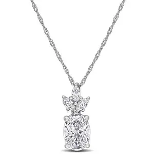 JULIANNA B. Lab-grown Diamond 14k Pendant Necklace - White Gold