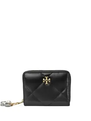 Tory Burch Kira-charm Quilted Wallet - Black