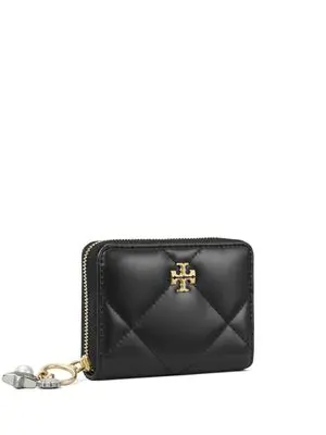Tory Burch Kira-charm Quilted Wallet - Black