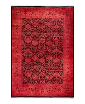 Bloomingdale'S Fine Vibrance M1453 Area Rug, 8' X 11'1 - Red