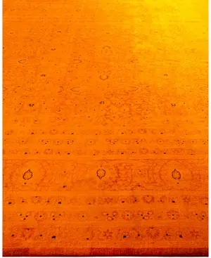 Bloomingdale'S Fine Vibrance M1381 Area Rug, 9'3 X 11'6 - Orange