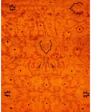 Bloomingdale'S Fine Vibrance M1381 Area Rug, 9'3 X 11'6 - Orange