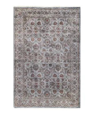 Bloomingdale'S Fine Vibrance M1496 Area Rug, 4'2 X 6'4 Gray
