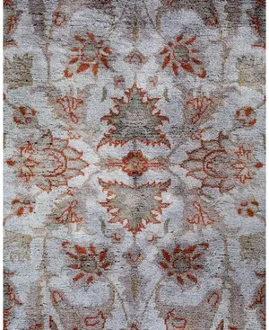 Bloomingdale'S Fine Vibrance M1496 Area Rug, 4'2 X 6'4 - Gray