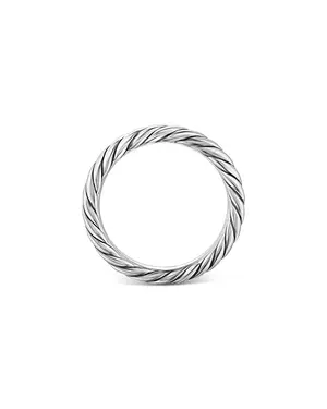 David Yurman Sterling 3.4mm Cable Band Ring