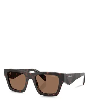 Prada Pillow Sunglasses, 50mm - Dark Brown