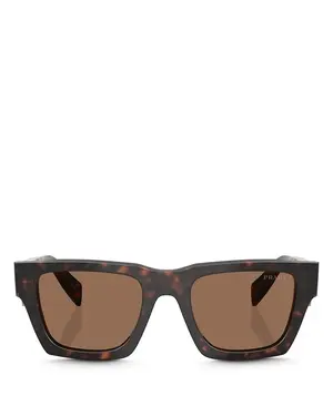 Prada Pillow Sunglasses, 50mm - Dark Brown