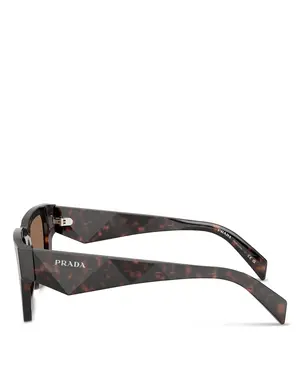 Prada Pillow Sunglasses, 50mm - Dark Brown