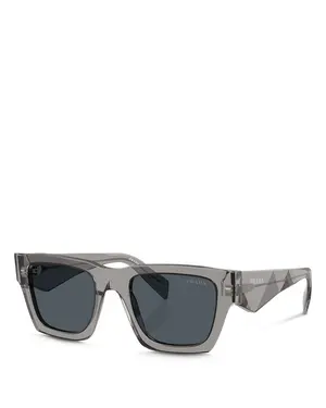 Prada Pillow Sunglasses, 50mm Dark Grey