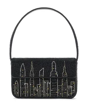 Staud Tommy Beaded Bag - Nyc Skyline