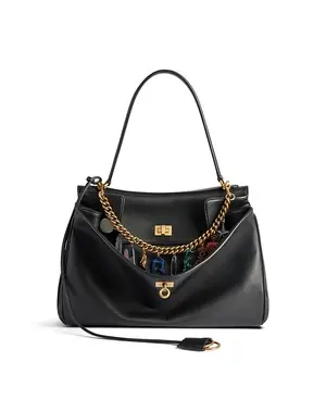 Balenciaga Rodeo Medium Handbag With Charms - Black