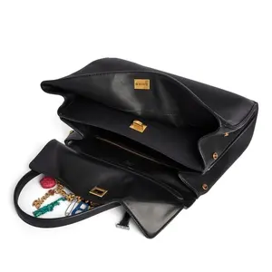 Balenciaga Rodeo Medium Handbag With Charms - Black