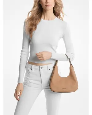 Michael Kors Small Hobo Shoulder Bag - Camel