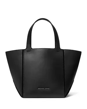 Michael Kors Leather Tote Bag - Black