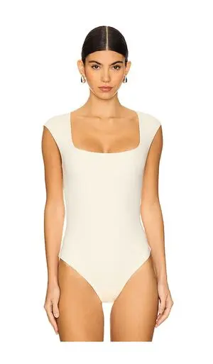 Commando Neoprene Cap Sleeve Bodysuit - Ivory
