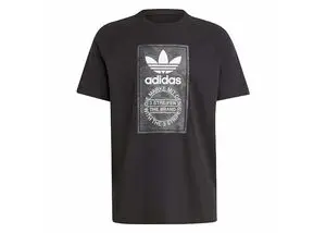 Adidas Camo Tongue Tee Shirt - Black