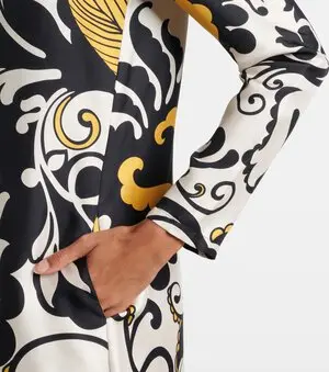 La DoubleJ Swing Printed Midi Dress