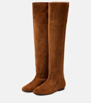 Isabel Marant Solya Suede Knee-high Boots
