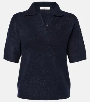 Vince Silk And Cashmere-blend Sweater - Blue