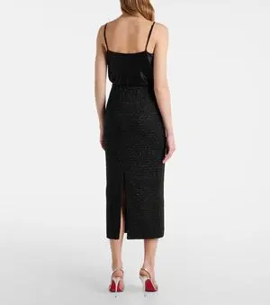 Roland Mouret Metallic Pencil Skirt