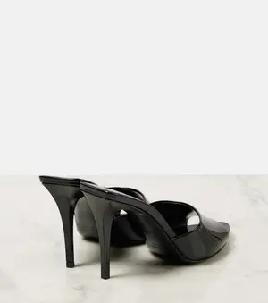 Saint Laurent Romy Patent Leather Mules
