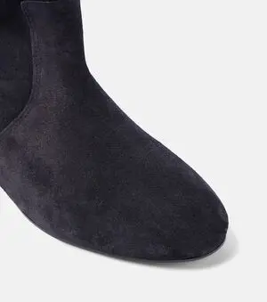 Isabel Marant Stefa Suede Ankle Boots - Black