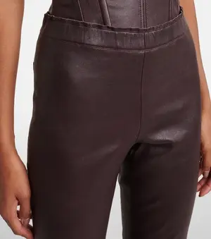 Stouls Jp Long Fla Leather Leggings