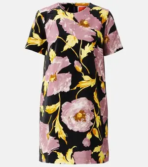 La DoubleJ Floral Cotton Mini Dress - Multicoloured