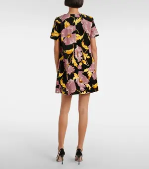 La DoubleJ Floral Cotton Mini Dress - Multicoloured