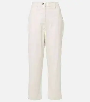 Proenza Schouler Label Cait Tapered Pants - White