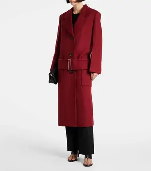 FERRAGAMO Wool And Cashmere Belted Coat