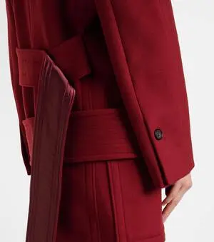 FERRAGAMO Wool And Cashmere Belted Coat