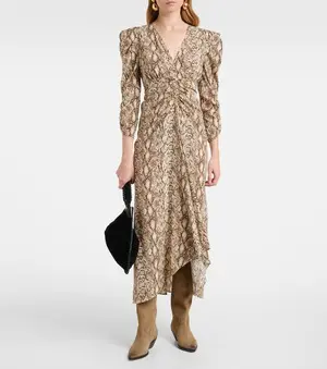 Isabel Marant Étoile Albini Printed Midi Dress