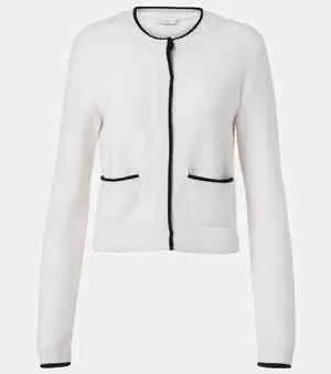 Vince Wool And Cotton-blend Cardigan
