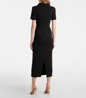 Roland Mouret Cady Midi Dress - Black