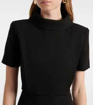 Roland Mouret Cady Midi Dress - Black
