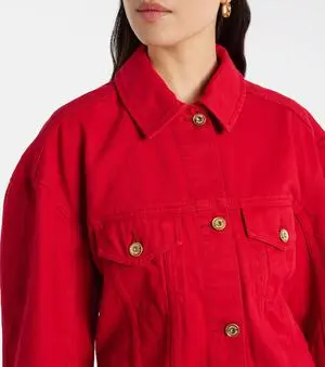 Jacquemus Denim Jacket - Red