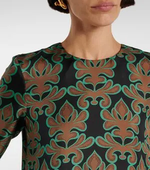 La DoubleJ Swing Printed Midi Dress - Multicoloured
