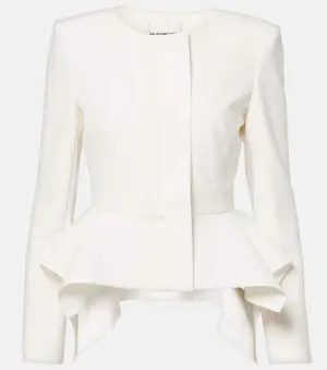 Roland Mouret Crêpe Jacket - White