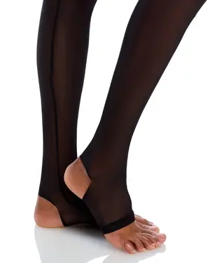 Norma Kamali Semi Sheer Leggings