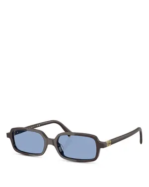 Miu Miu Regard Rectangle 52mm Sunglasses Light Blue
