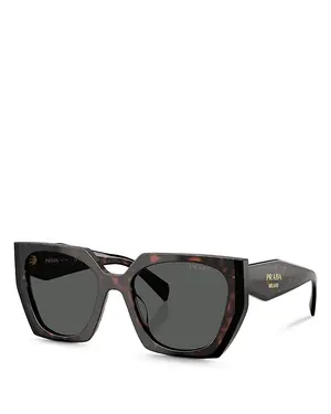 Prada Rectangle Sunglasses - Black Gray