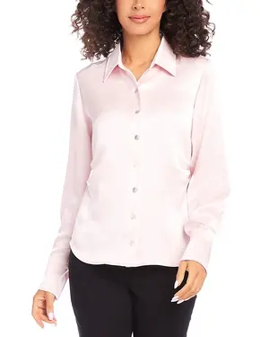 Karen Kane Side Pleat Shirt